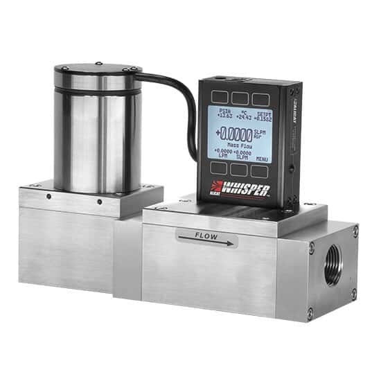 Alicat Whisper™ Low-Pressure Drop Mass Flow Controller, 0 - 500 SLPM ...