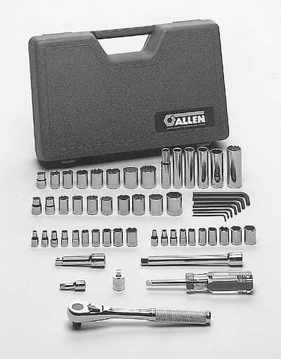Allen 19125 Combination Socket Set, 44 Sockets from Cole-Parmer