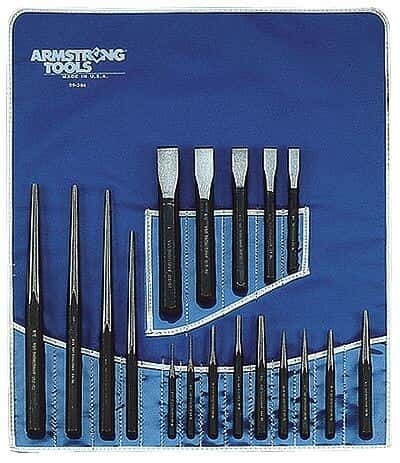 Allen 70-555 Assorted Punch Set, 18 Piece from Cole-Parmer