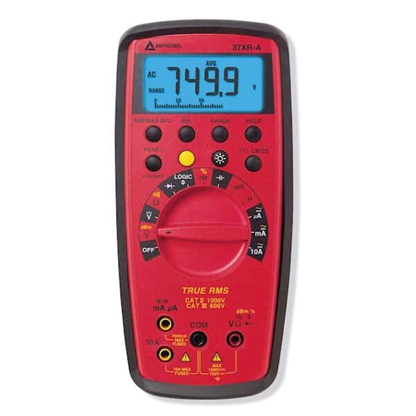 Amprobe 37XR DMM, T-RMS with Comp Logic Test from Cole-Parmer
