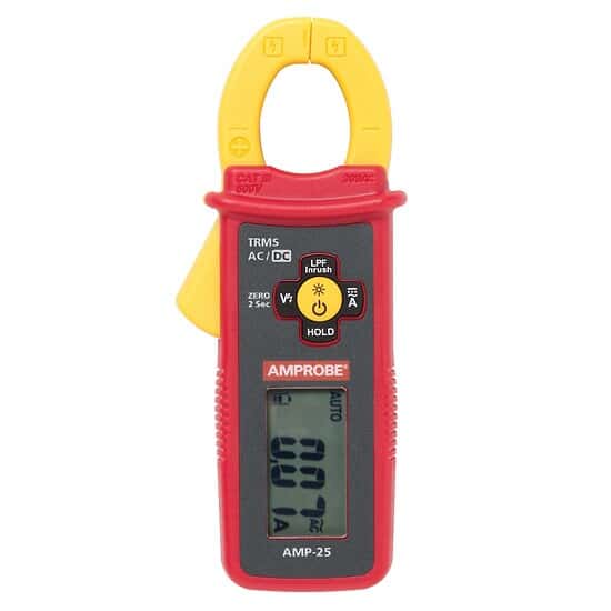 Amprobe AMP-25 AC/DC Trms Mini-Clamp Meter from Cole-Parmer Canada