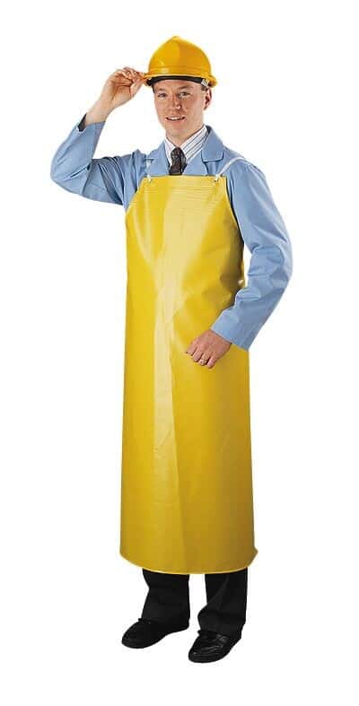 Ansell PVC/Nylon Aprons, 45"L x 35"W, 12/cs from Cole-Parmer