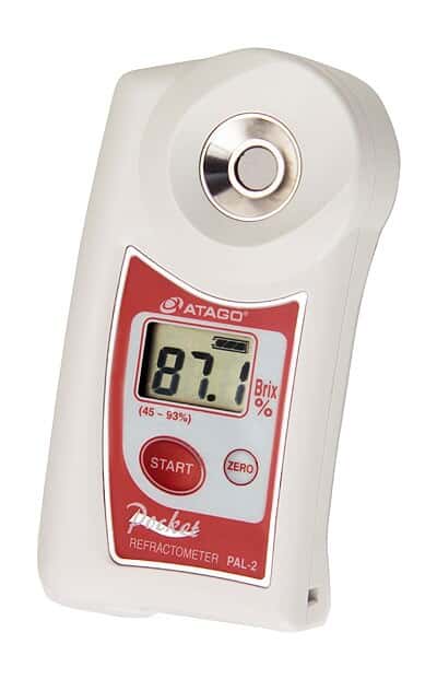 Atago 3820 (PAL-2) Digital Pocket Refractometer, 45.0 to 93.0% Brix ...