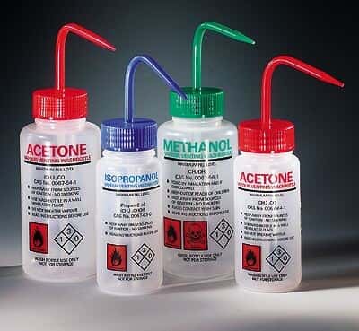 Azlon 506455-0001 Solvent Venting Wash Bottle for Acetone, 250 mL from ...