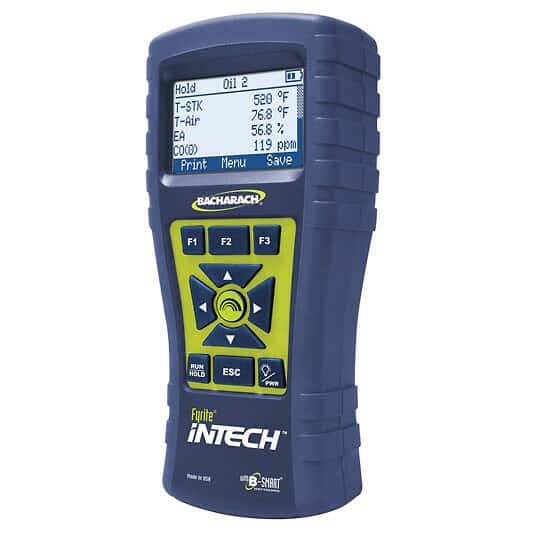 Bacharach Fyrite Intech Combustion Analyzer; O2/CO, Reporting Kit from ...