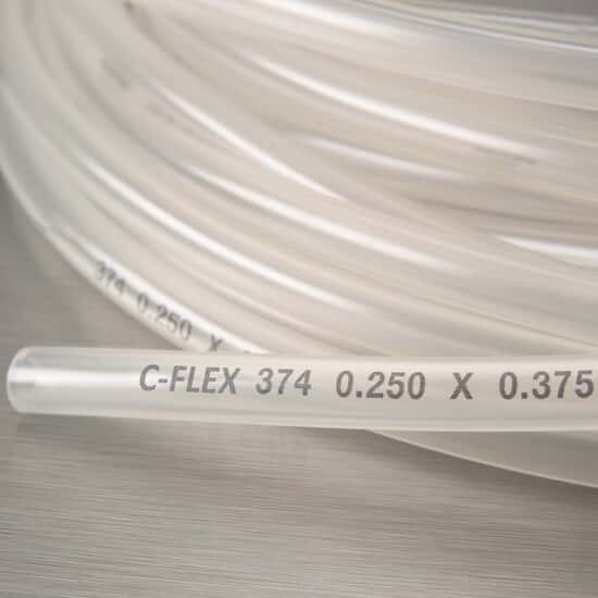 C-Flex 374 TPE Tubing, 1/4" ID x 7/16" OD; 50 Ft from Cole-Parmer