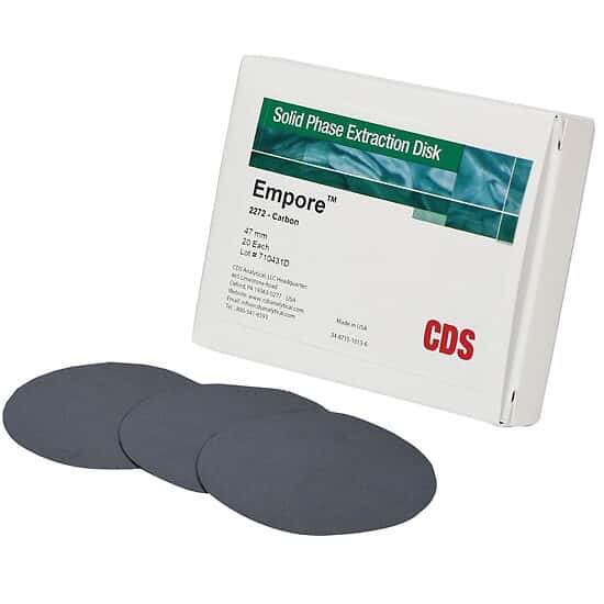 CDS Analytical 2272 Empore™ Carbon Disk, 47mm; 60/PK from Cole-Parmer
