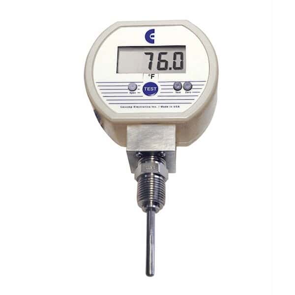 Cecomp F4LT4S-100F 4" L, 0-100° F (Spring Loaded Probe) Indicating ...