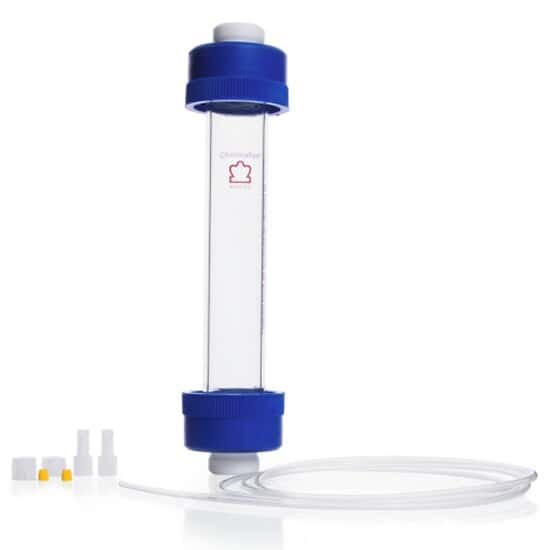 Chromaflex Standard Chromatography Column, 74 mL, 15 cm L x 2.5 cm ID from Cole-Parmer India