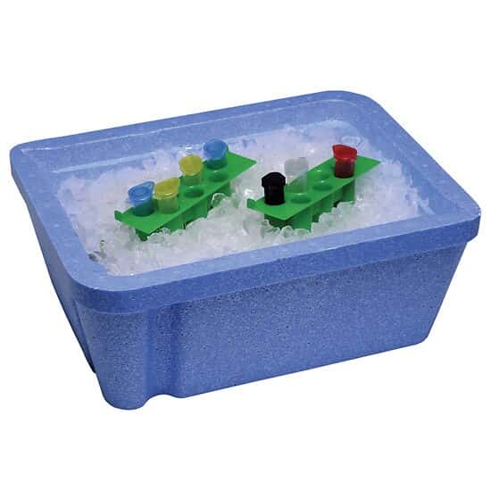 Cole-Parmer Ice Pan, 4 L, Polystyrene, Blue from Cole-Parmer