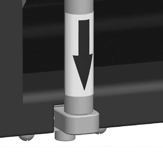 Cole-Parmer FlexiRoll Cell Roller Stacking Rods; 4/Pk from Cole-Parmer