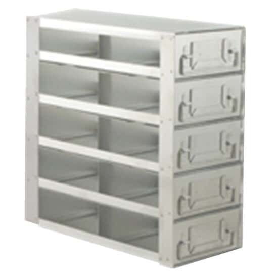 Cole-Parmer Upright Freezer Drawer Rack for Standard 2" Boxes, 2 x 5 ...