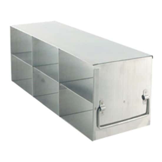 Cole-Parmer Upright Freezer Rack for Standard 3" Boxes, 3 x 2 Array ...