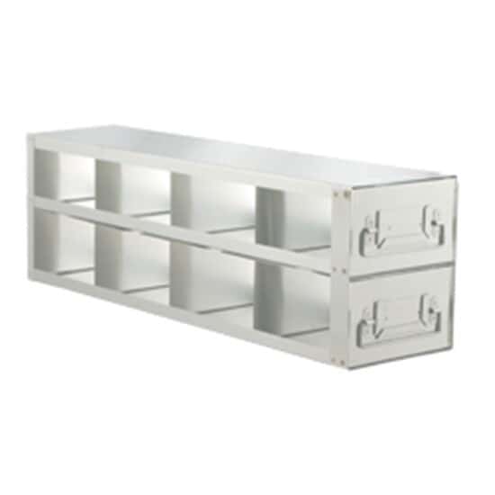 Cole-Parmer Upright Freezer Drawer Rack for Standard 3" Boxes, 4 x 2 ...