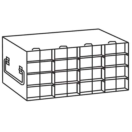 Cole-Parmer Upright Freezer Rack for 96 Deep-Well Microtiter Plates or ...