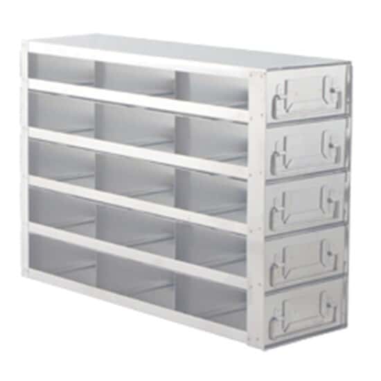 Cole-Parmer Upright Freezer Drawer Rack for Standard 2" Boxes, 3 x 5 ...