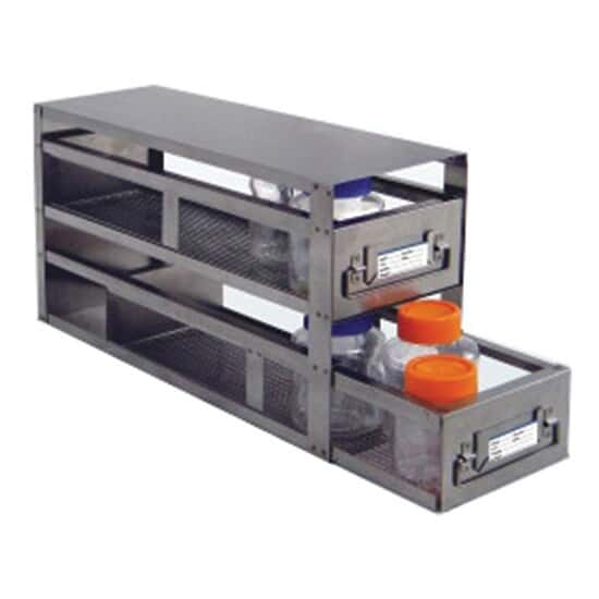 Cole-Parmer Upright Freezer Drawer Rack for Storage Bottles =4 13/16"H ...