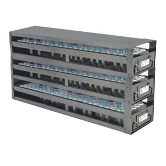 Cole-Parmer Upright Freezer Drawer Rack for 3 mL Blood Sample Tubes; 3 ...