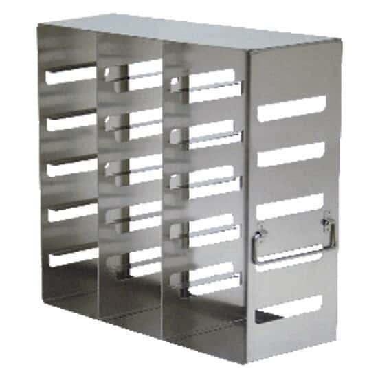 Cole-Parmer Upright Freezer Eco-Rack for Standard 2" Boxes, 3 x 6 Array ...