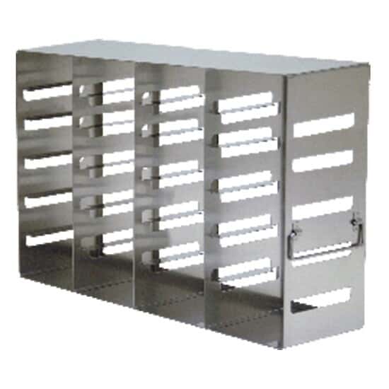 Cole-Parmer Upright Freezer Eco-Rack for Standard 2" Boxes, 4 x 6 Array ...