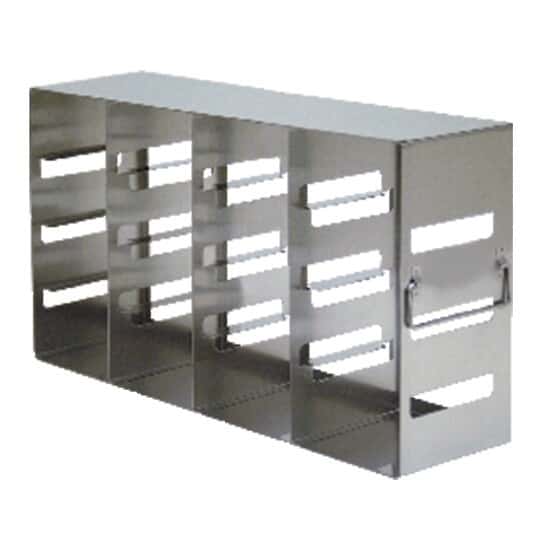 Cole-Parmer Upright Freezer Eco-Rack for Standard 3" Boxes, 4 x 4 Array ...