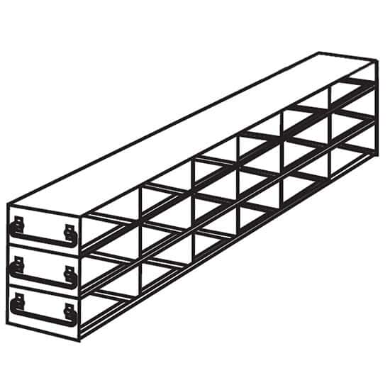 Cole-Parmer Upright Drawer Freezer Rack for 0.2 mL Tube 96-Well PCR ...