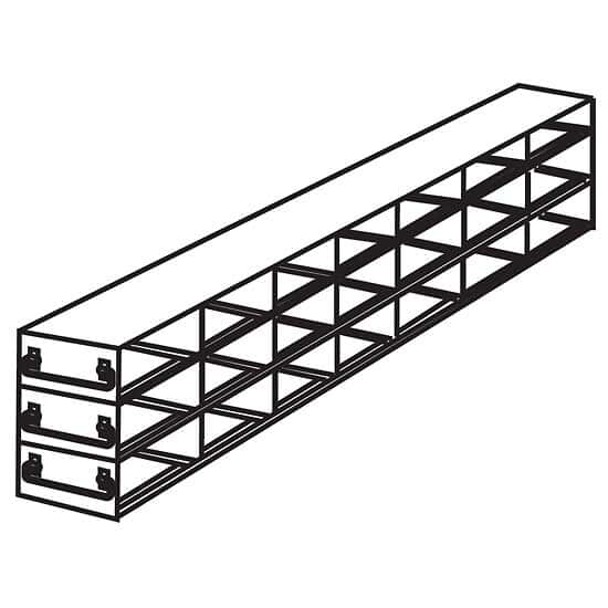 Cole-Parmer Upright Drawer Freezer Rack for 0.2 mL Tube 96-Well PCR ...