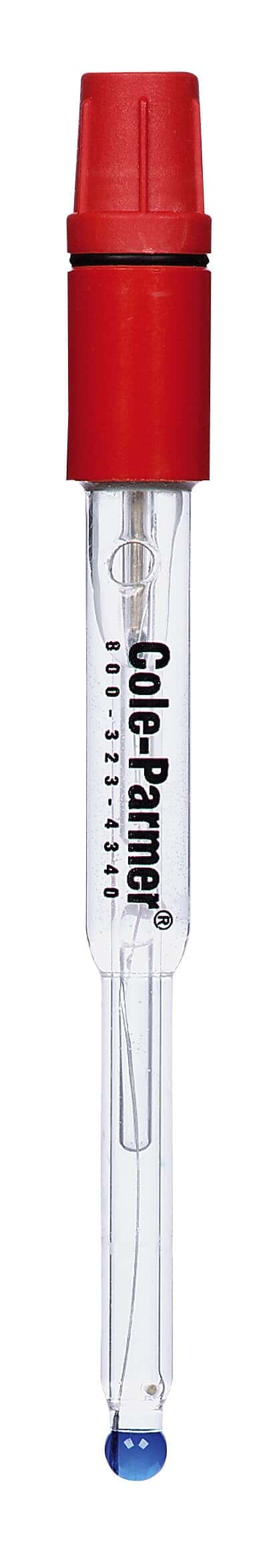 Cole-Parmer pH electrode, combination, rugged, glass body ...
