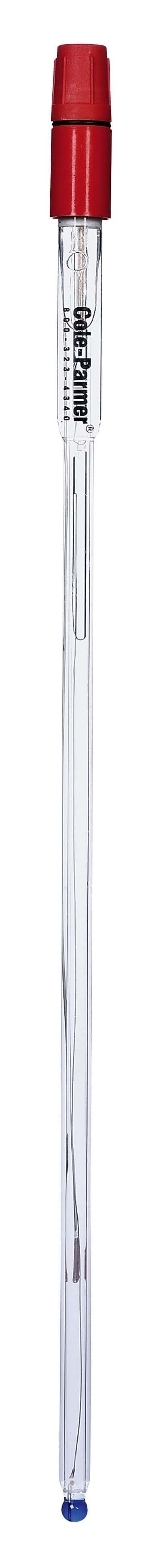 Cole-Parmer Interchangeable Cable Refillable SJ Glass pH Probe; 329 x 8 ...