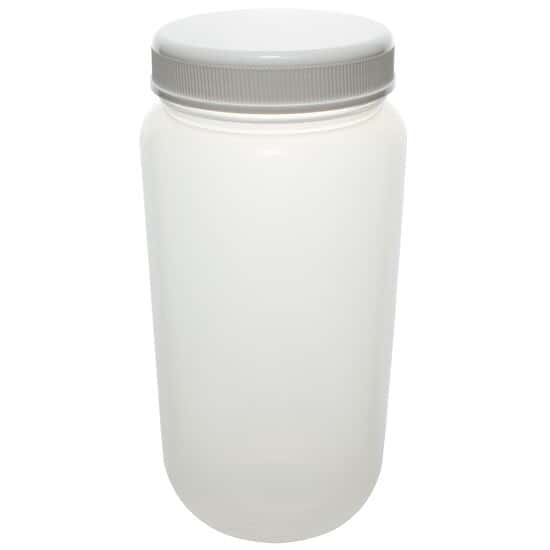 Cole-Parmer Wide-Mouth Plastic Bottle, PP, 2000mL (64 oz) from Cole ...