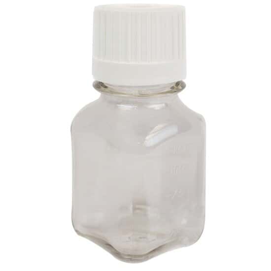Cole-Parmer Single-Use Sterile Media Bottle, PETG, 38-430 Cap, 125 mL ...