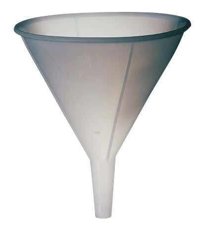 High-Density Polyethylene Utility Funnel, 16 oz from Cole-Parmer