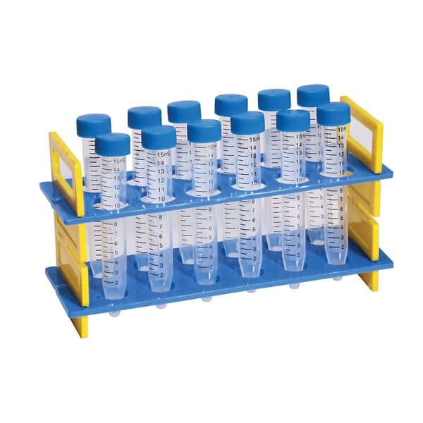 Cole-Parmer Test Tube Rack with 15 mL tubes from Cole-Parmer