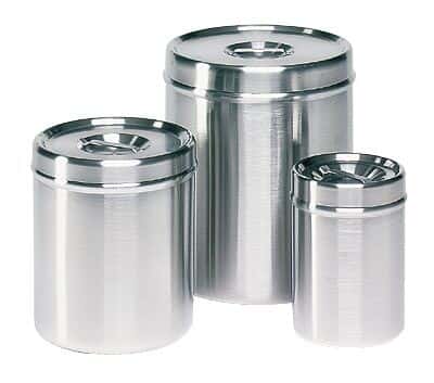 Cole-Parmer Covered Container, 304 SS, 1/2 qt from Cole-Parmer