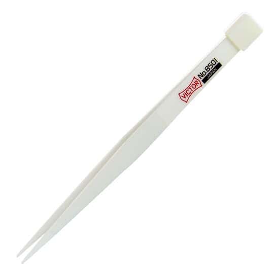 Cole-Parmer Ceramic Tweezer, Squared, Flat, Serrated Tips, 12.5 cm from ...
