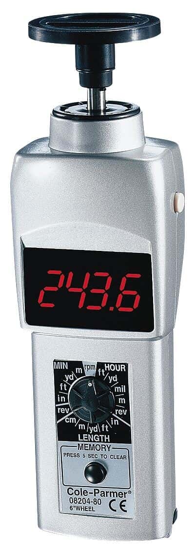 Cole-Parmer Contact Tachometer with LED Display from Cole-Parmer