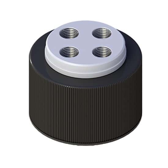 Cole-Parmer VapLock™ Solvent Delivery Cap with 304 SS Port Thread ...