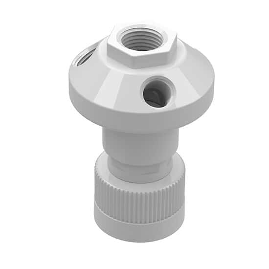 Cole-Parmer VapLock™ Solvent Waste Manifold, PTFE, 38 mm Wako, 1x1/2 ...