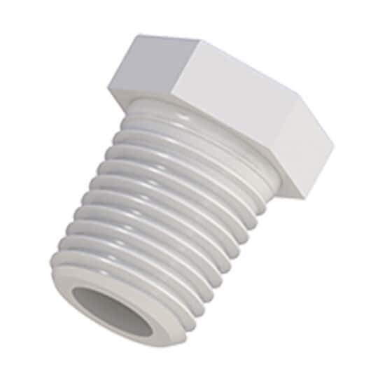Cole-Parmer VapLock™ Port Plug, PTFE, 1/4" NPT(M); 1/EA from Cole-Parmer