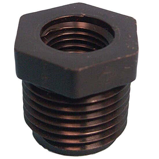 Cole-Parmer VapLock™ Threaded Adapter Fitting, 9/16" Hex, Straight ...