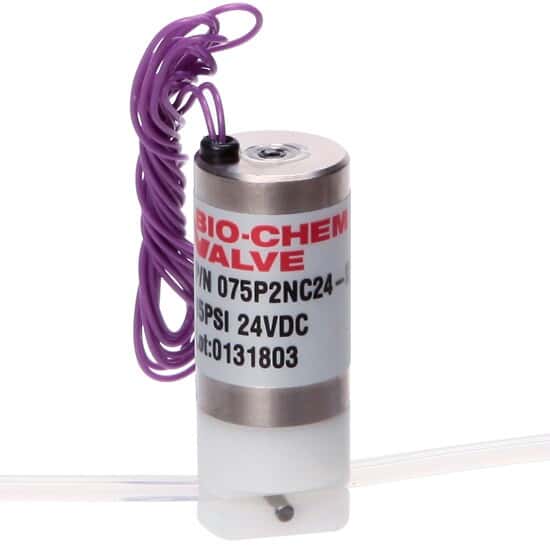 Cole-Parmer VapLock™ Solenoid Operated Pinch Valve, Two-Way Normally ...