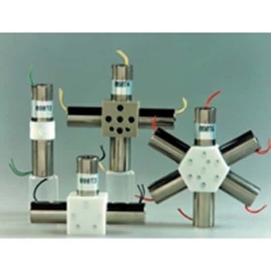 Cole-Parmer VapLock™ Mixing Valve, 4-Position, 0.032" Orifice, PTFE ...