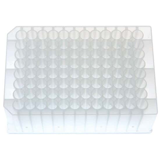 Cole-Parmer 96-Well Microplate, Deep Well, Round, PP, 2 mL; 50/PK from ...