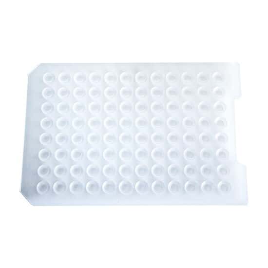 Cole-Parmer 96-Well Microplate Sealing Mat, Silicone, Round, Low Bleed ...