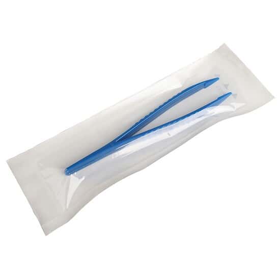 Cole-Parmer Disposable Sterile Forceps, Polystyrene, Dark Blue ...
