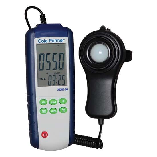 Cole-Parmer Data Logging Light Meter with NIST-Traceable Calibration from Cole-Parmer India