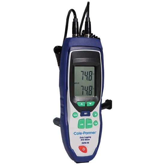 Always in Stock - Cole-Parmer RTD Thermometer, 2-Input Data Logging ...