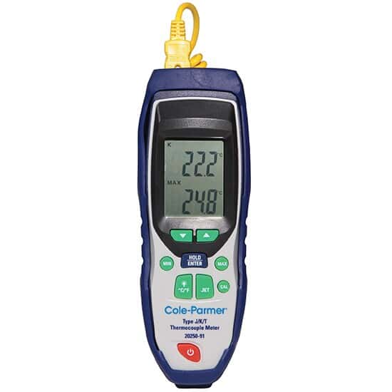 Always in Stock - Cole-Parmer Single-Input Thermocouple Thermometer ...