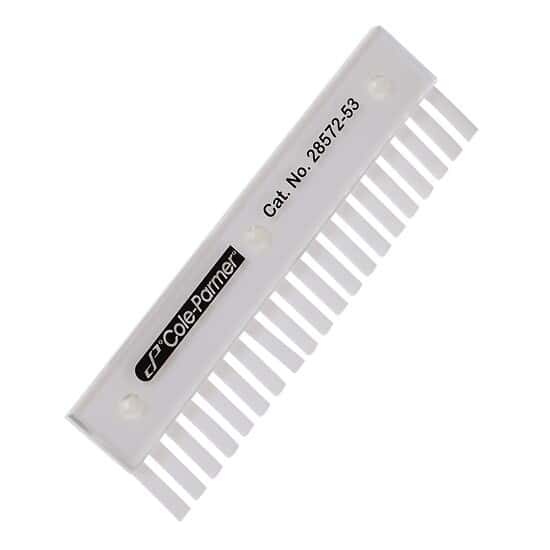 Cole-Parmer Comb for Vertical Slab Gel System; 20 Wells, 0.75 mm Thick ...