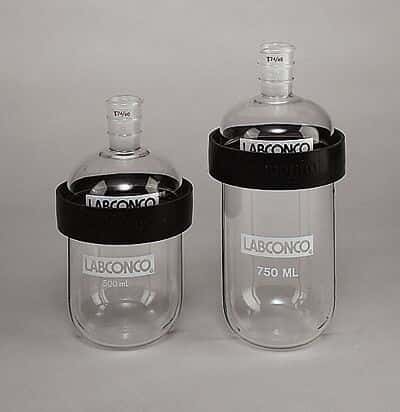 Uncoated Two-Piece Flask with Rubber Seal for Labconco Digital Rotary ...